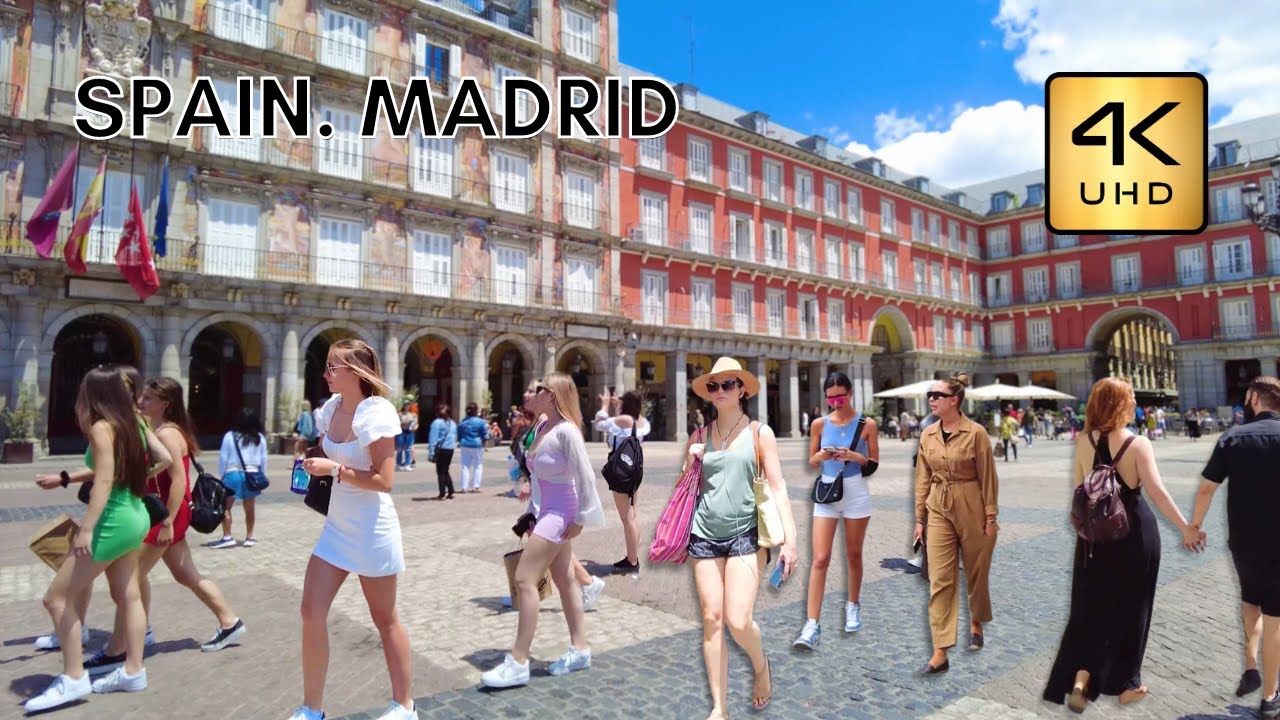 Spain tour 4K | Spain walk | Spain travel-Spain tour | Spain madrid 4K ...