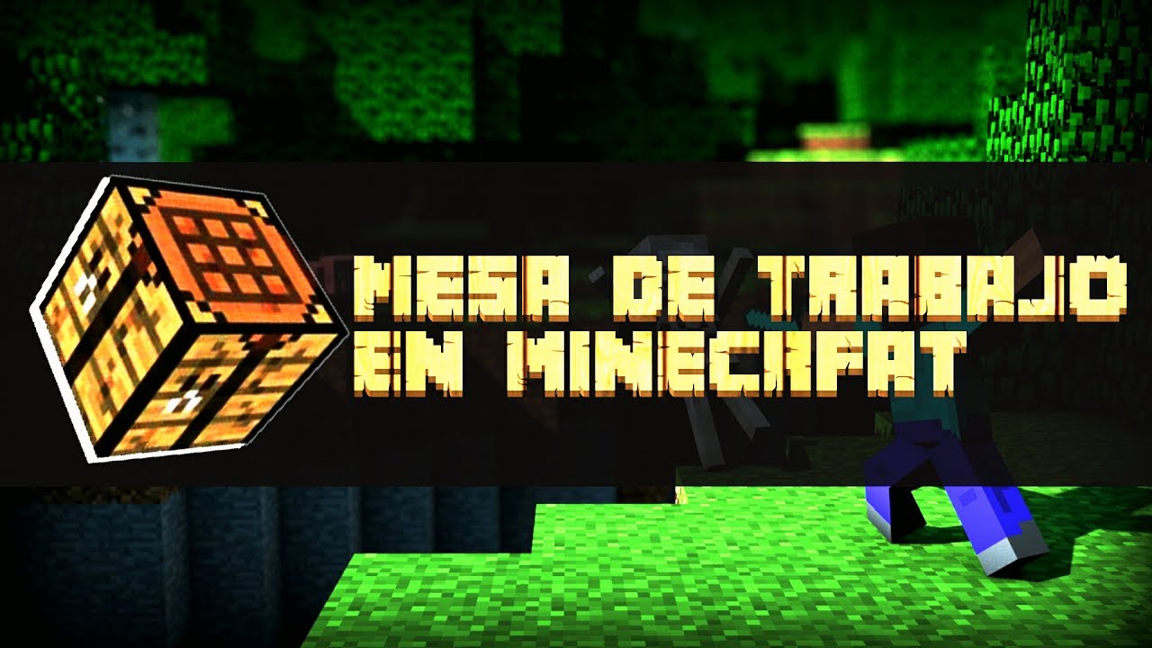 ¿COMO HACER MESA DE TRABAJO EN EL MINECRAFT 2017? - YouTube