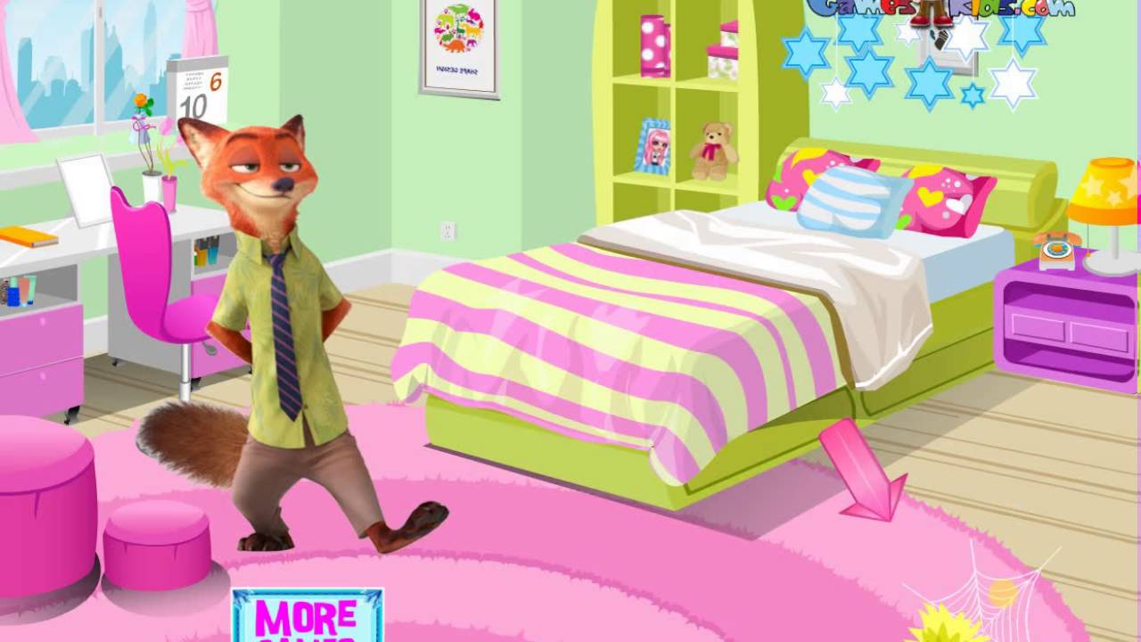 zootopia Games- ZOOTOPIA ROOM CLEANING- Baby Games for Kids - YouTube