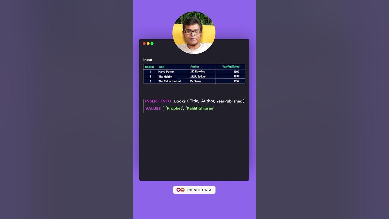 🚀 Learn SQL INSERT INTO in 1 minute - YouTube