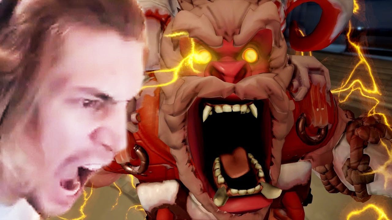 xQc Unleashes His Monkey Rage In Overwatch! - YouTube