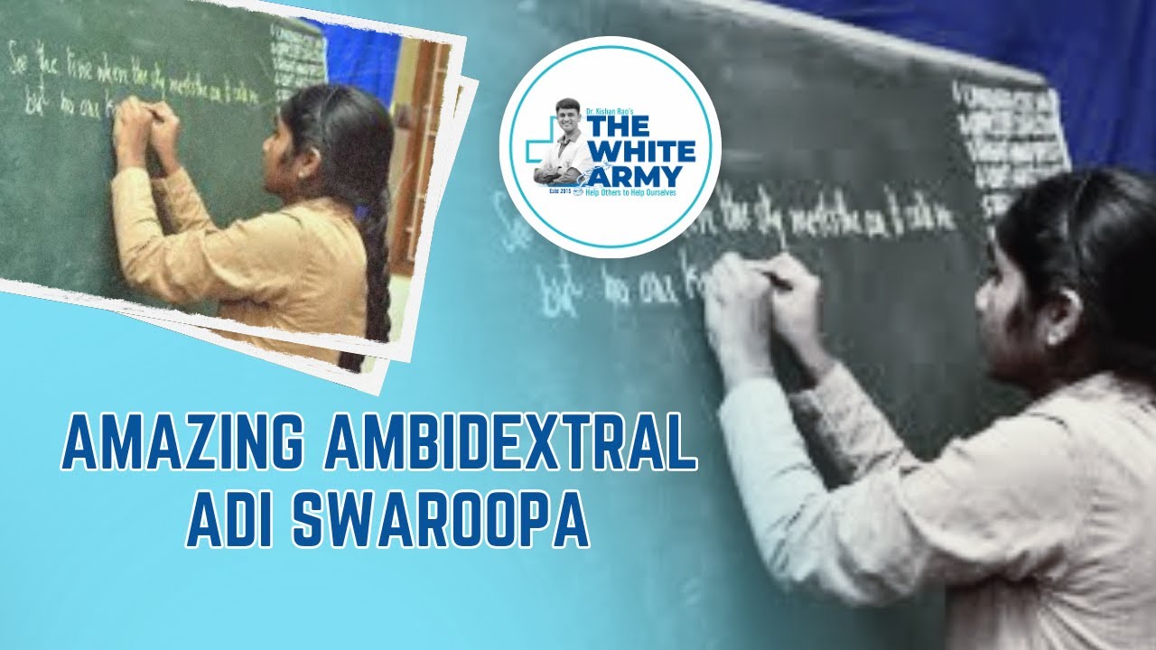 Amazing Ambidextral Adi swaroopa !! - YouTube
