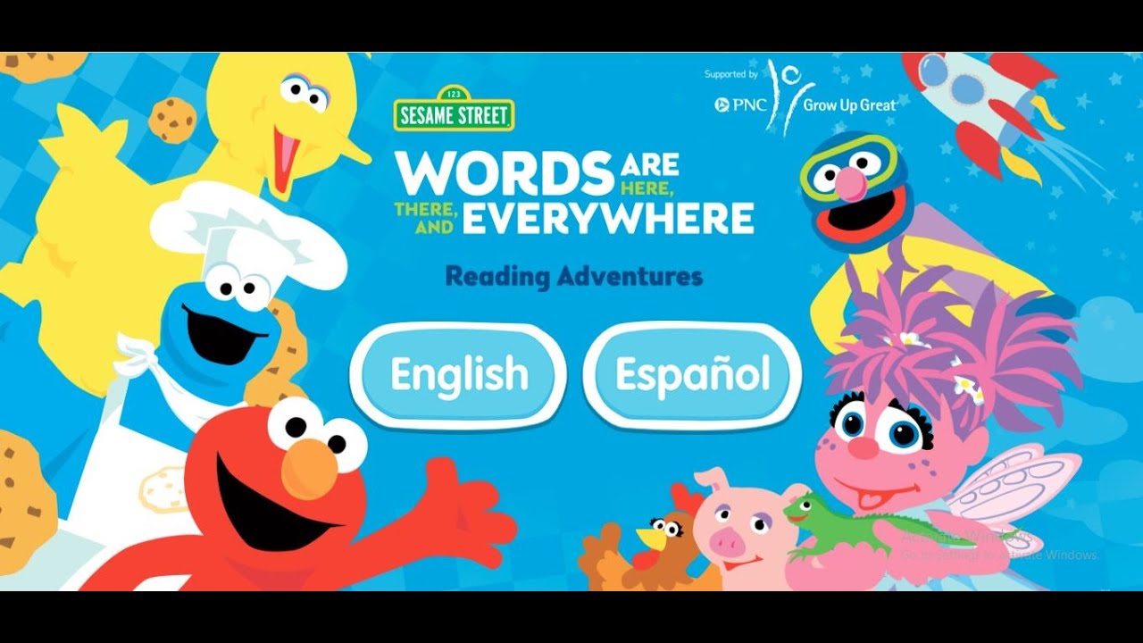 Reading Adventures|| Toddler Game|| Sesame Street || Preschool Game ...