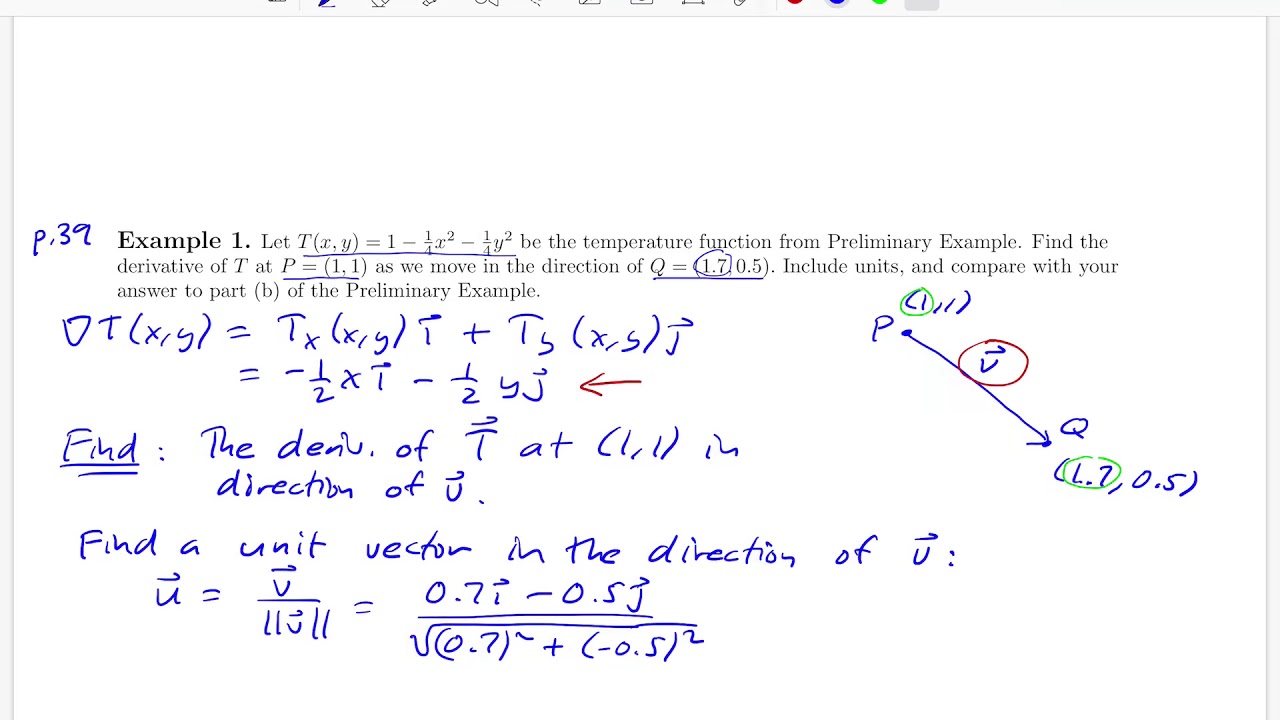 Math 261 Section 14.4 Example 1 - YouTube