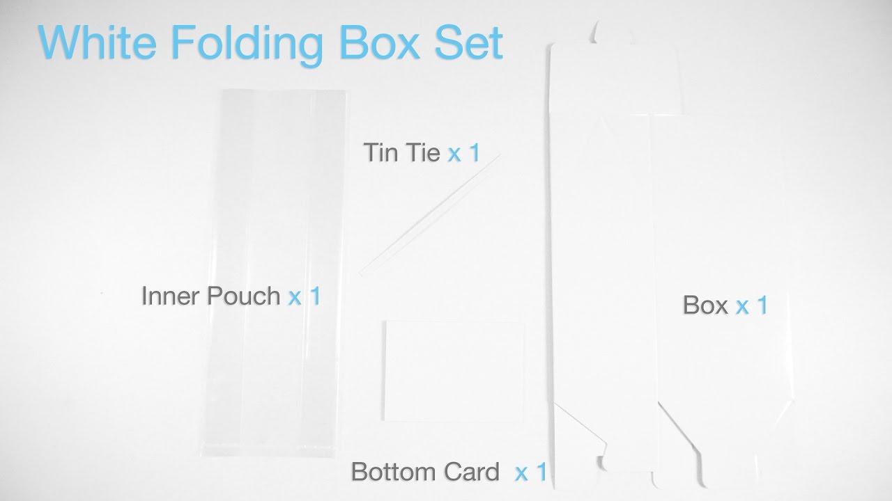White Folding Box Set-BXFD041 - YouTube