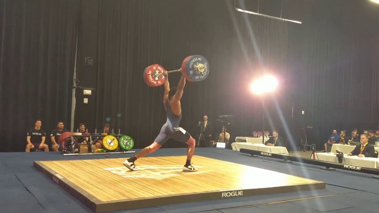 3rd place USAW 2019 Nationals 89kg - YouTube