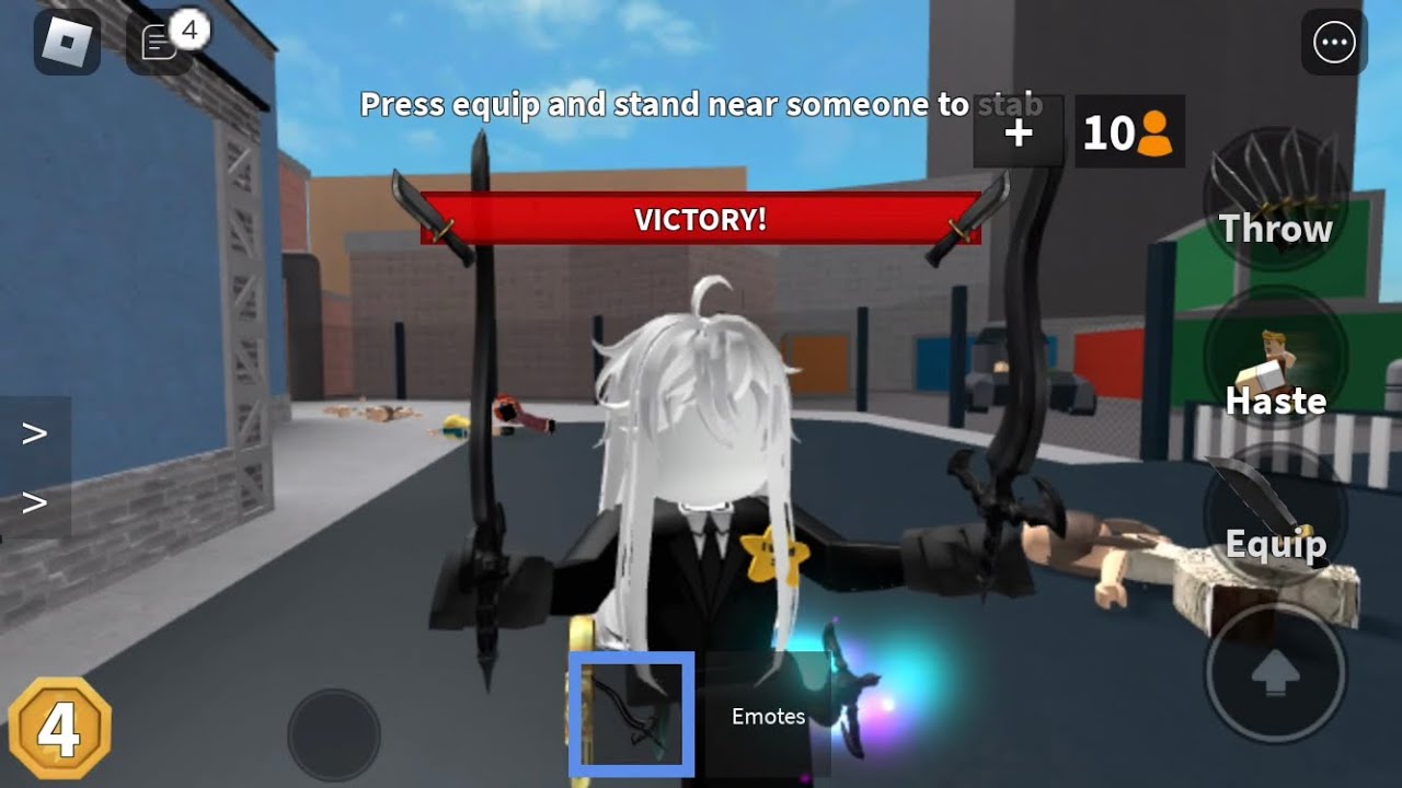 Beating teamers + all (murder) wins mm2 mobile montage! - YouTube