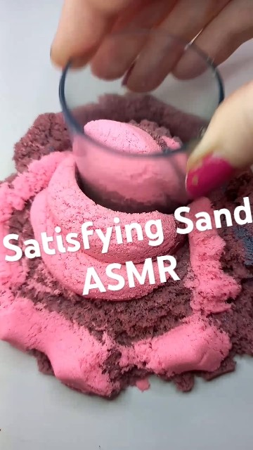 ASMR Kinetic Sand | Satisfying Things | ASMR Sleep And Sand ...