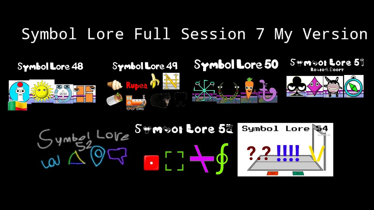 Symbol Lore Full Session 7 My Version - YouTube