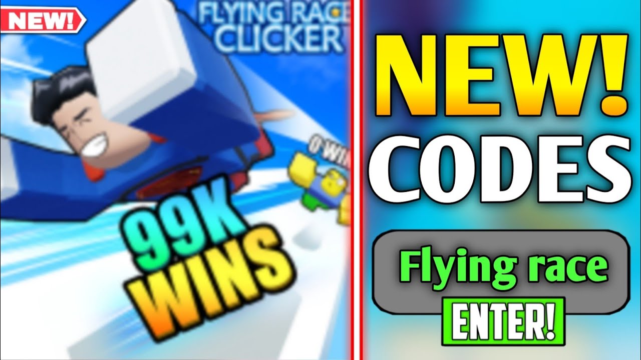 FLYING RACE CODES 2022 | ROBLOX FLYING RACE CODES 2022 (DECEMBER) - YouTube