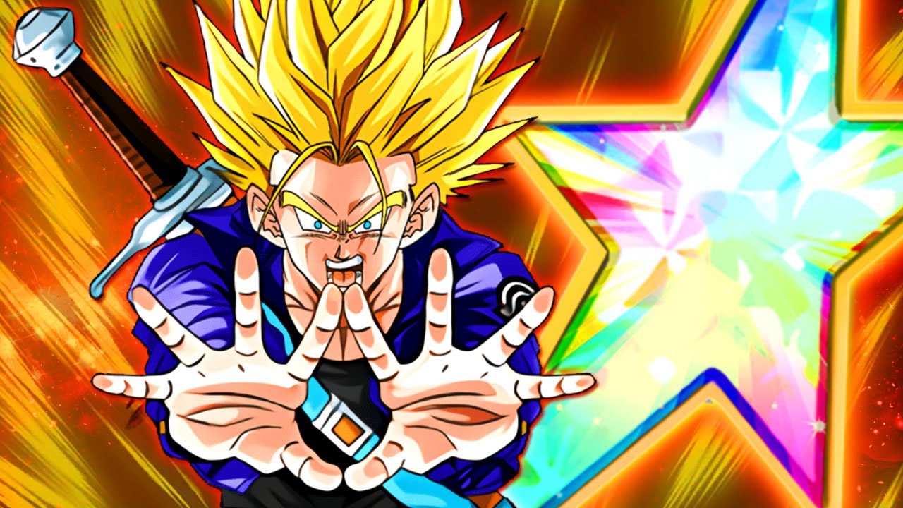 HE FINALLY AWAKENED! RAINBOW STR SSJ2 TRUNKS SHOWCASE! (DBZ Dokkan ...