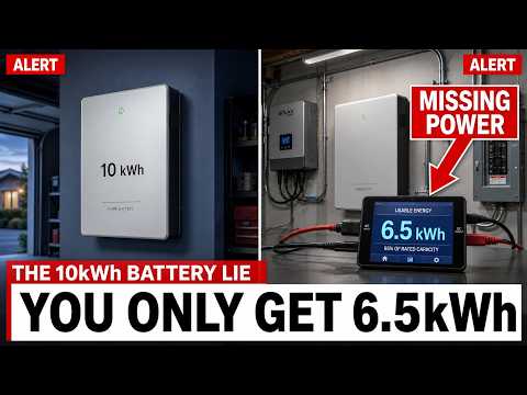 The 10kWh Battery Lie 🪫 You Can’t Use the Power You Paid For
