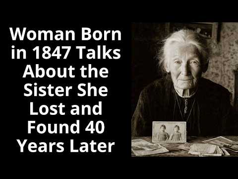 Woman Born in 1847 Talks About the Sister She Lost and Found 40 Years Later - Enhanced Audio