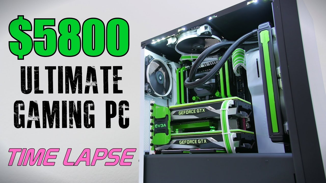 $5800 Ultimate Gaming PC | Time Lapse Build | TechSource - YouTube