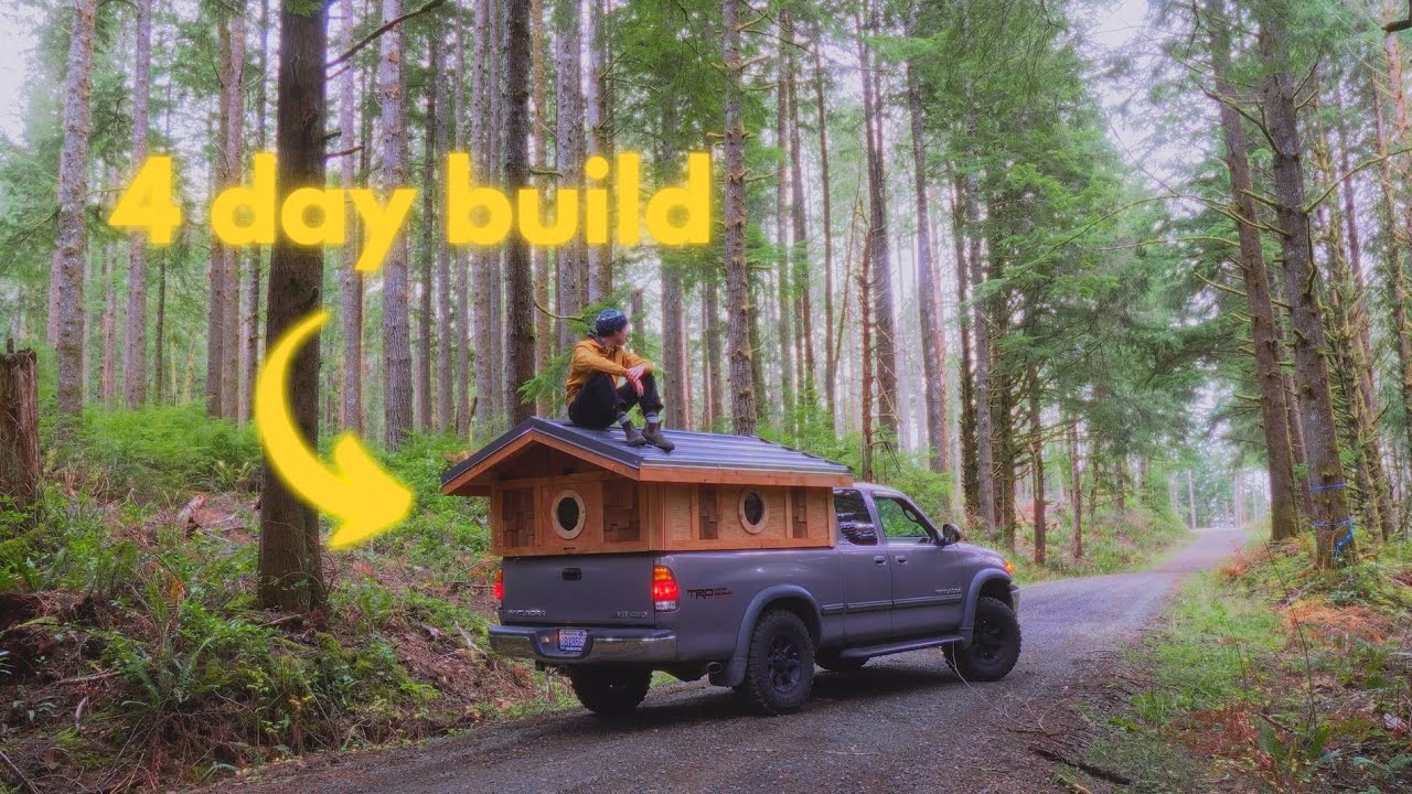 I Built a Cabin On My Toyota 4x4 - YouTube