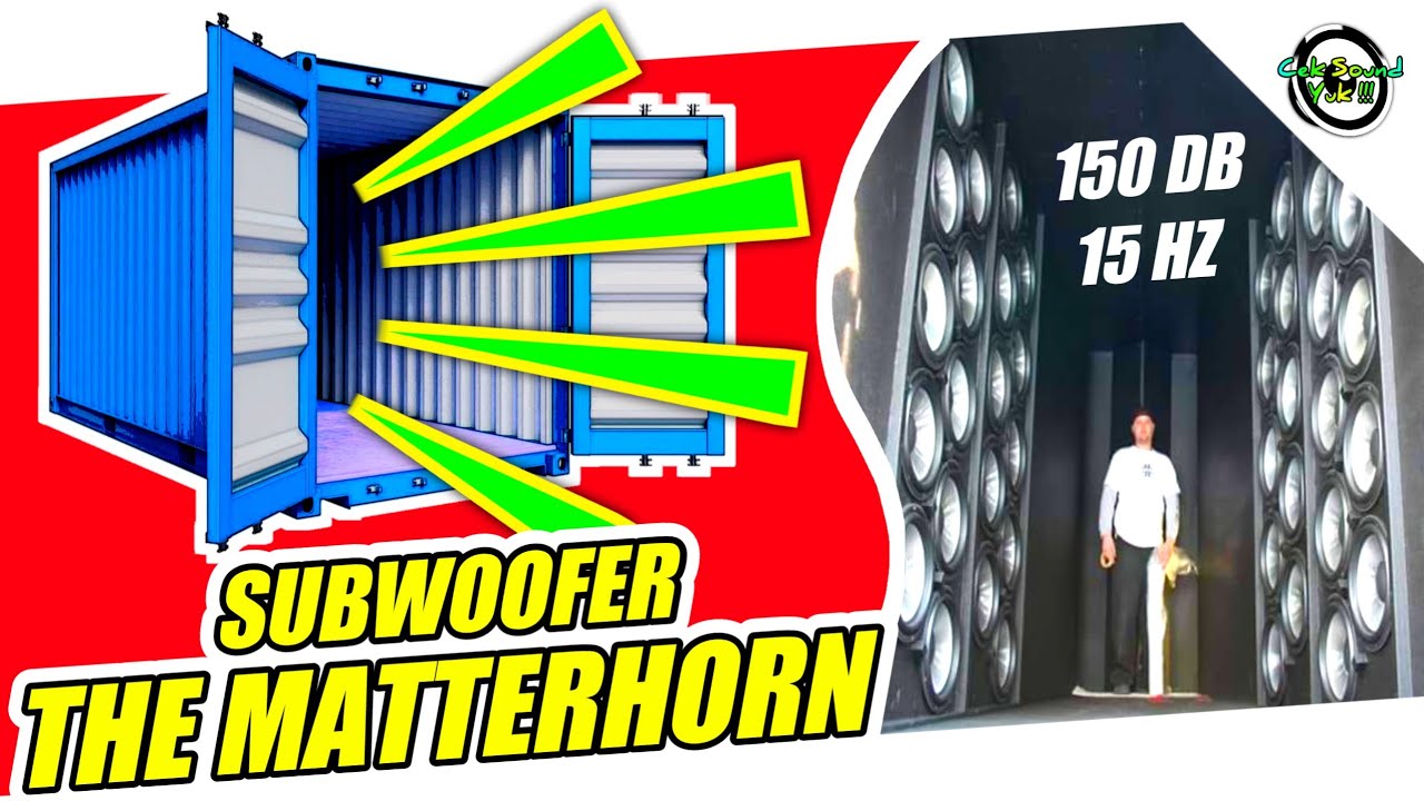 THE MATTERHORN, SUBWOOFER TERBESAR DI DUNIA BUATAN DANLEY SOUND LABS - YouTube