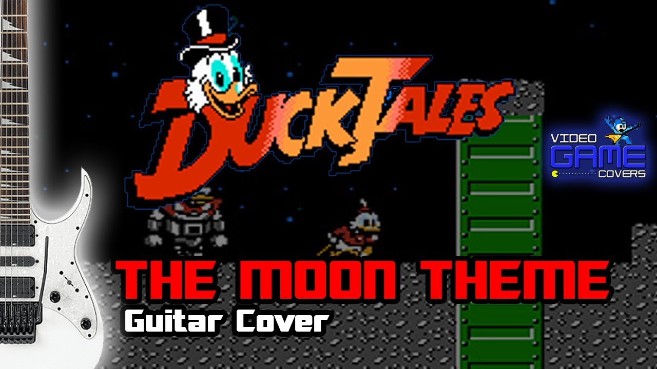 DuckTales (NES) - The Moon theme (guitar cover) - Guitar Geek - YouTube
