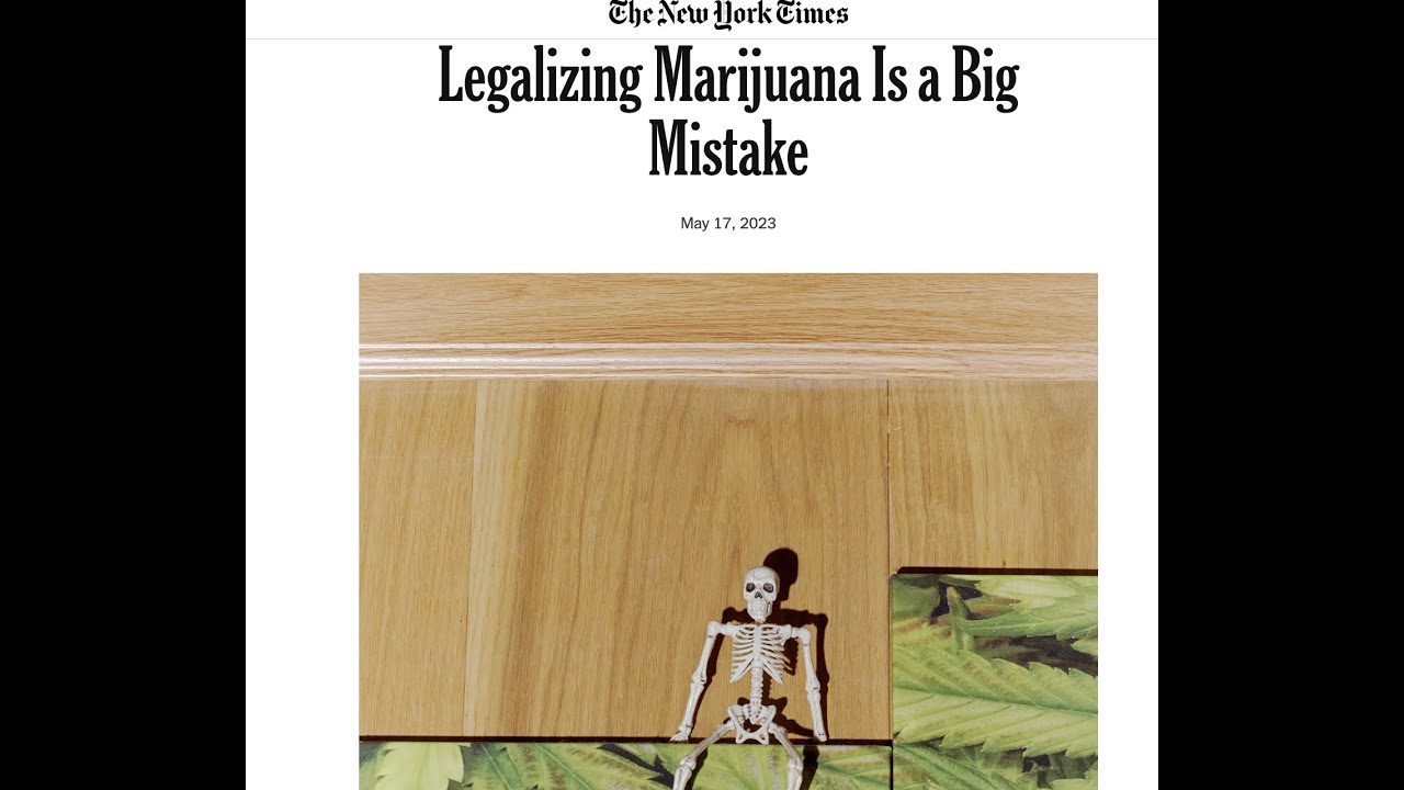 NYT bad journalism - Cannabis does decrease opioids linked deaths, the ...
