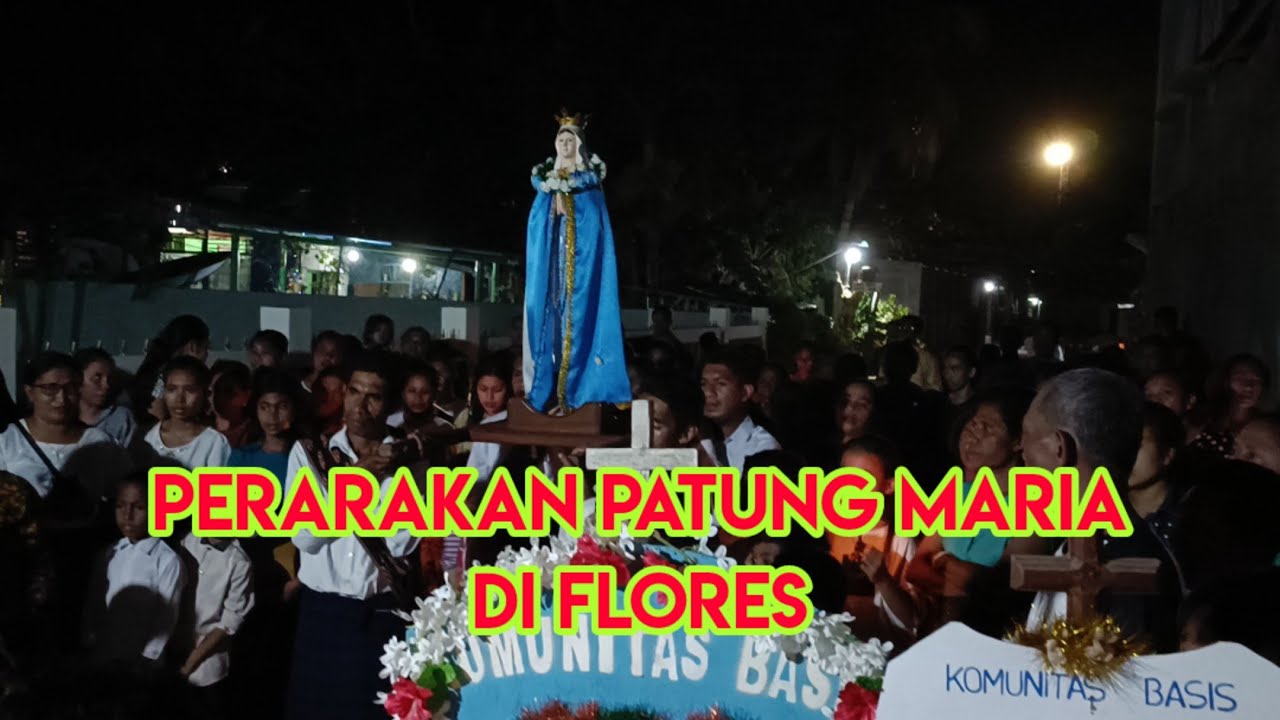 Bulan Maria di Flores, Umat Katolik Perarakan Patung Maria dari KUB ke ...