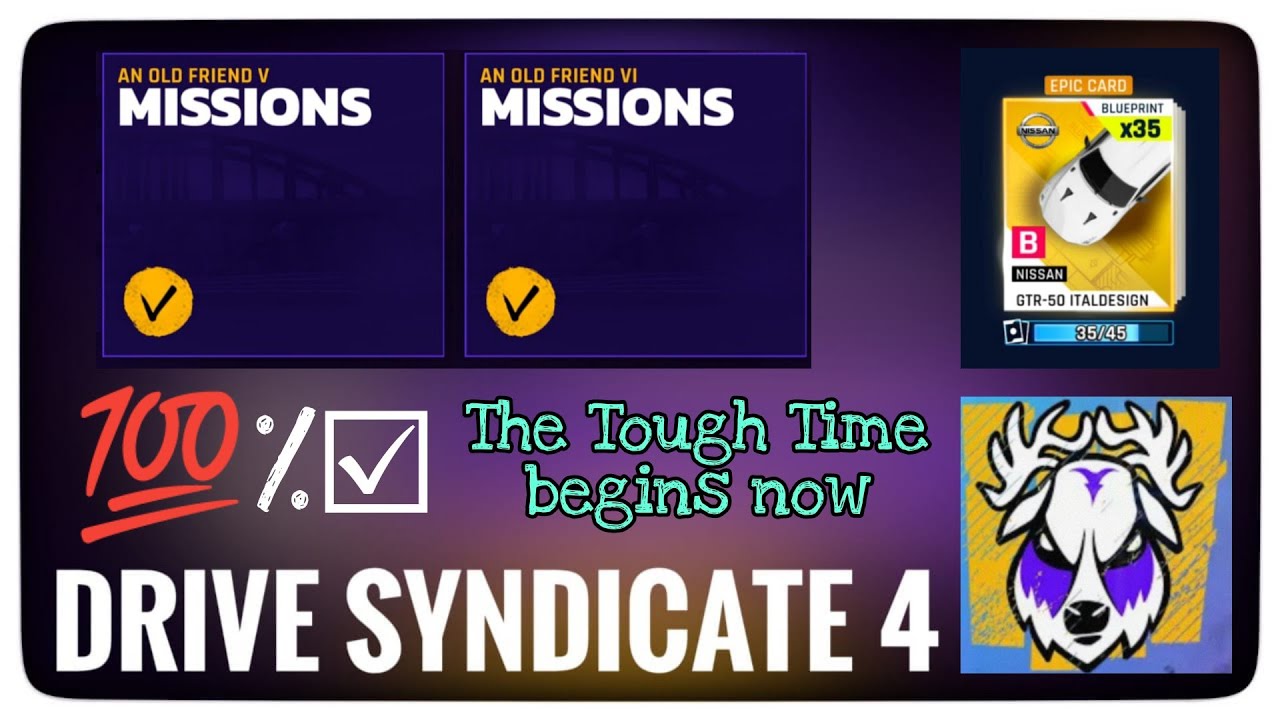 Asphalt 9 | Drive Syndicate 4 | An old friend chapter 1-6 | Missions ...