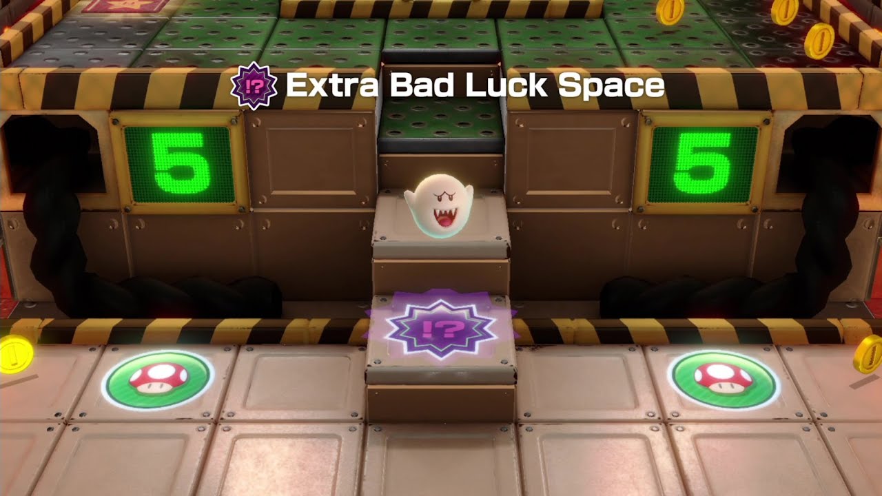 Super Mario Party #5 Gold Rush Mine 10 turns (Bowser Jr. & Boo Vs Luigi ...