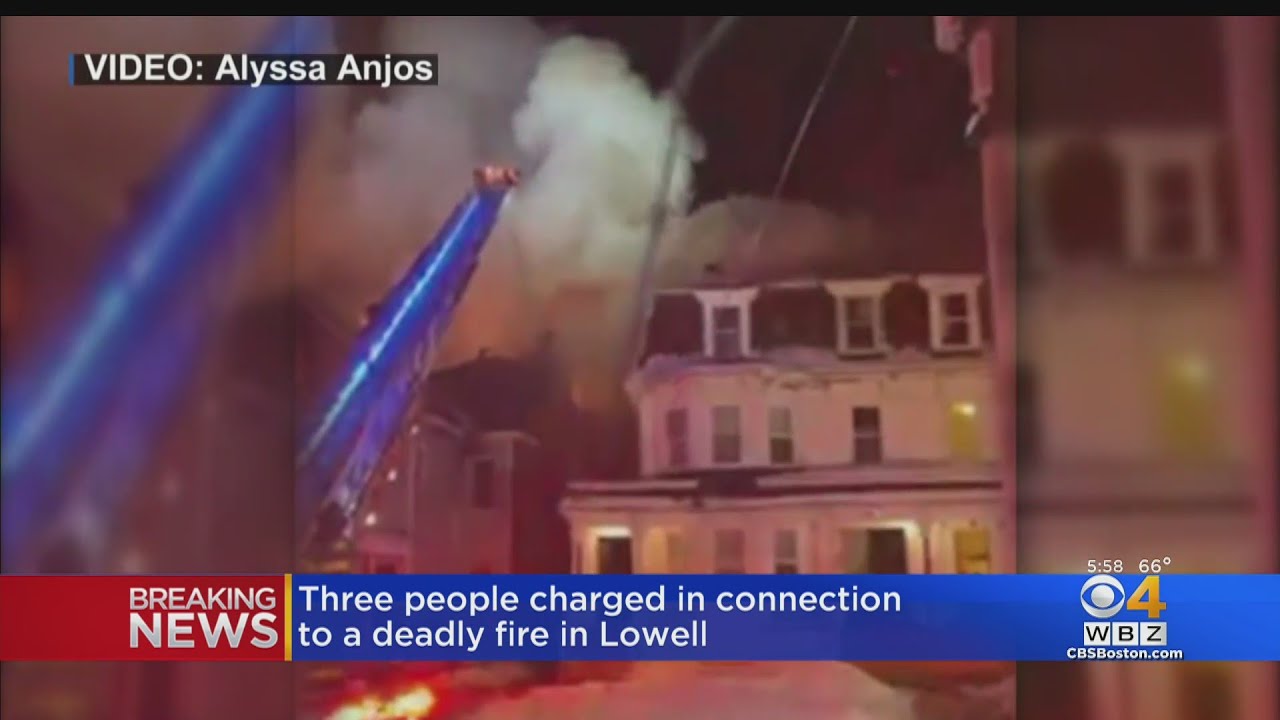 3 Charged In Connection With Deadly Lowell Fire - YouTube