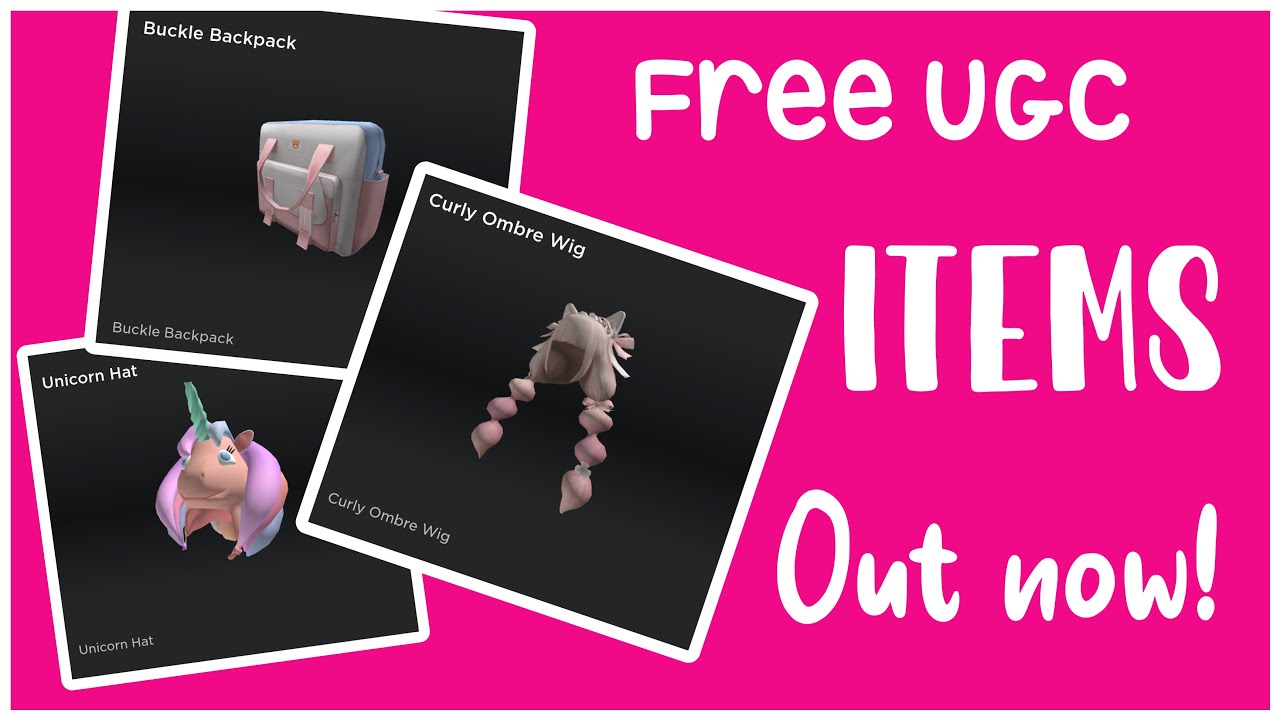New FREE UGC items out NOW! Get them before it’s too late - YouTube