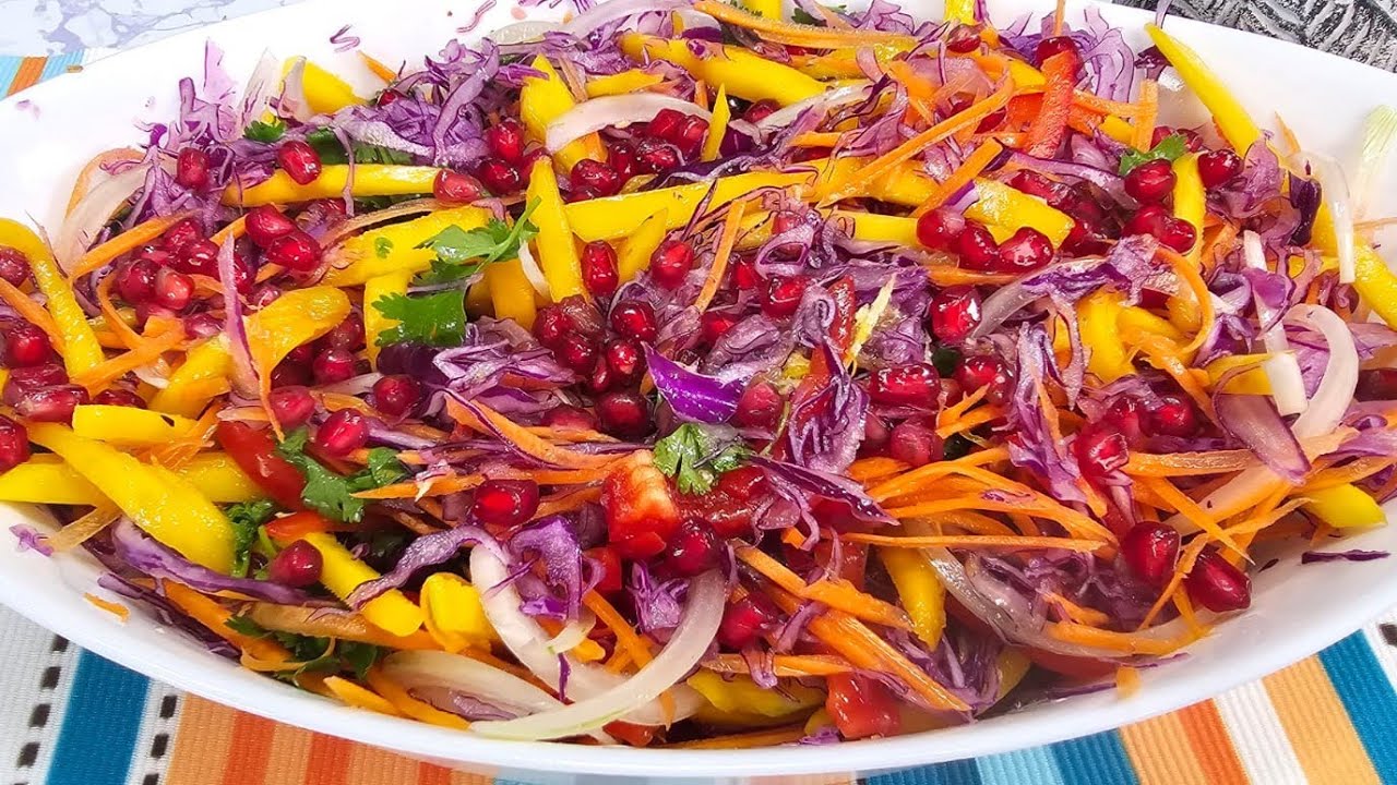 Como Preparar Ensalada Colorida Facil saludable y Deliciosa 🥗 - YouTube