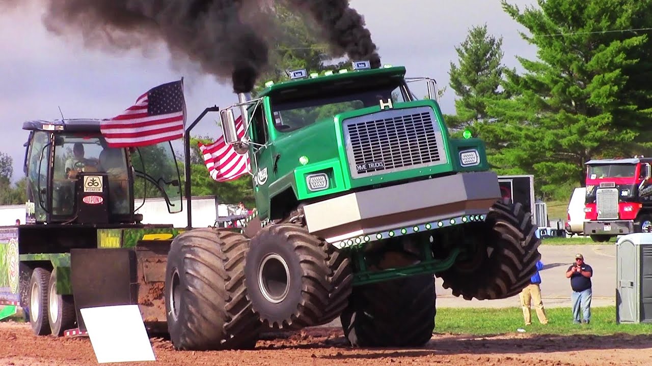 Semi/Truck/Tractor Pulls! Over The Top Diesel Showdown Session 2 - YouTube