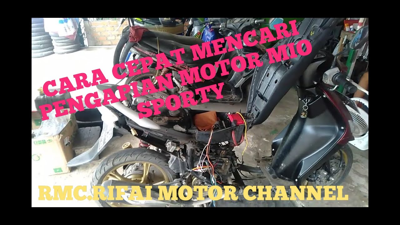 CARA CEPAT MENCARI PENGAPIAN MOTOR MIO SPORTY - YouTube