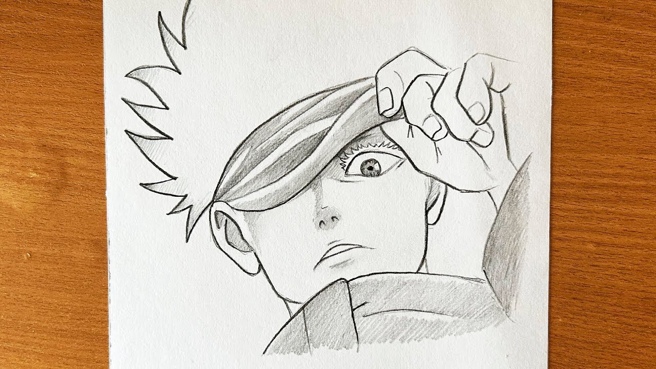 How to draw Gojo Satoru - Jujutsu Keisen || Anime drawing tutorial ...