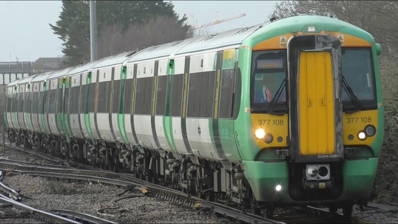 Refurbished Southern Class 377/1 - 377108 Arrives At West Worthing For ...