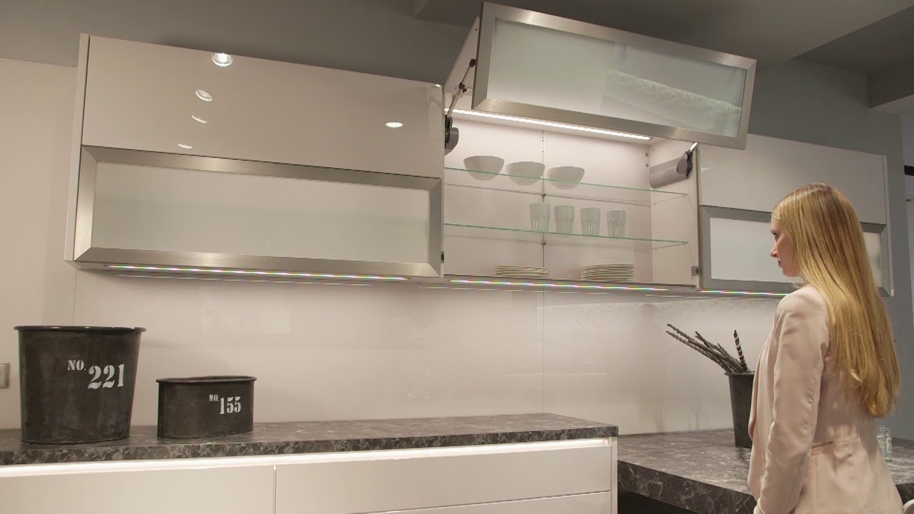 Motorised Units - Bespoke German Kitchens - YouTube