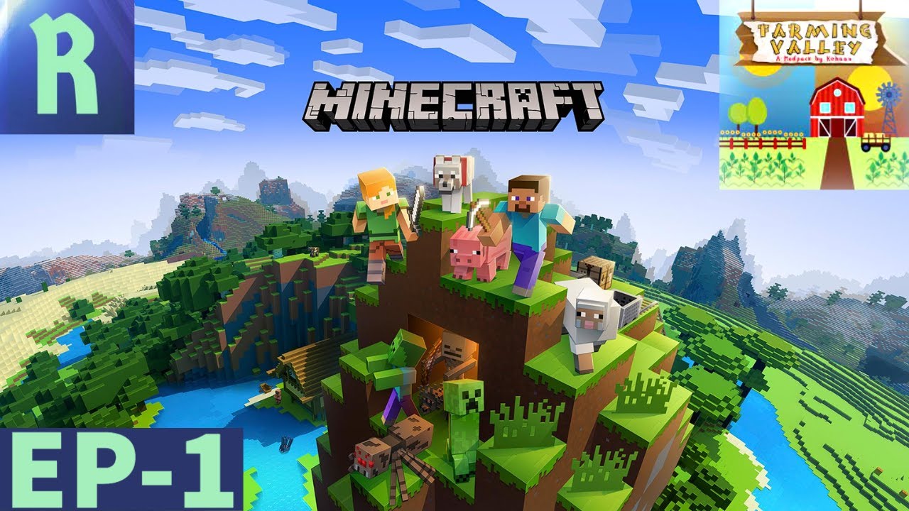 Minecraft Farming Valley: EP-01 - YouTube
