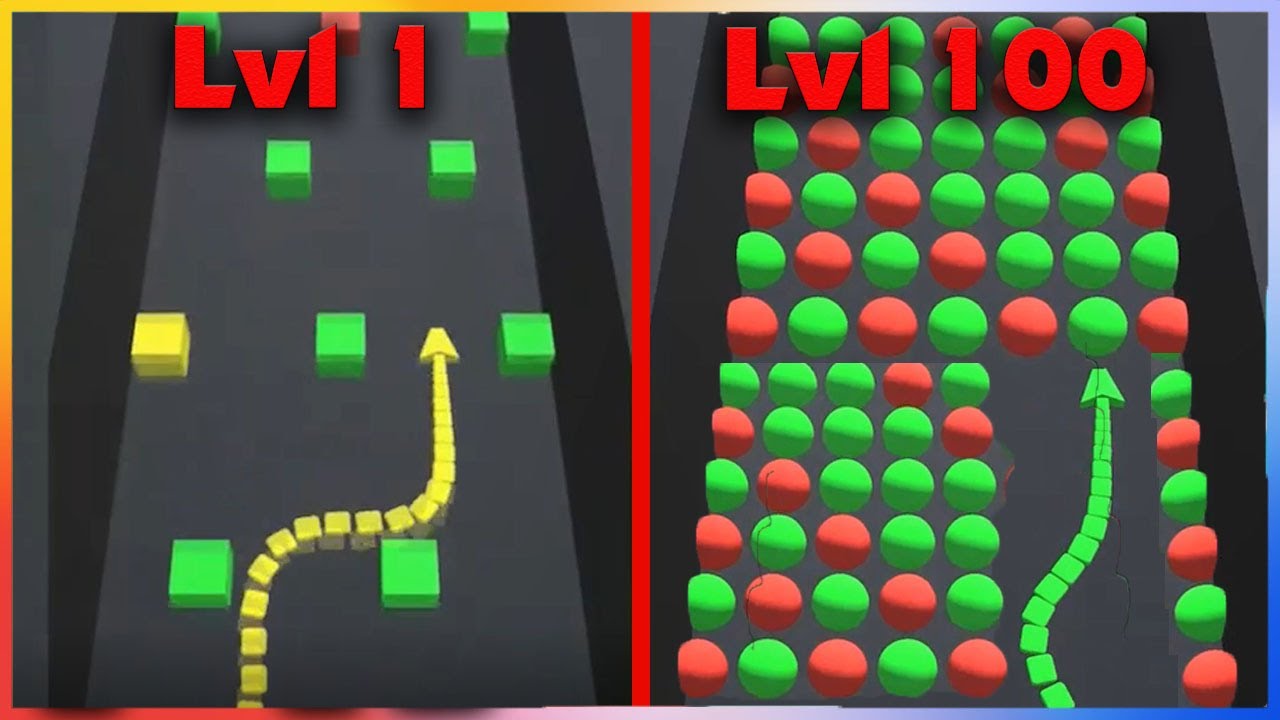 Color Snake 3D - Gameplay Walkthrough - Levels 1-100 - YouTube