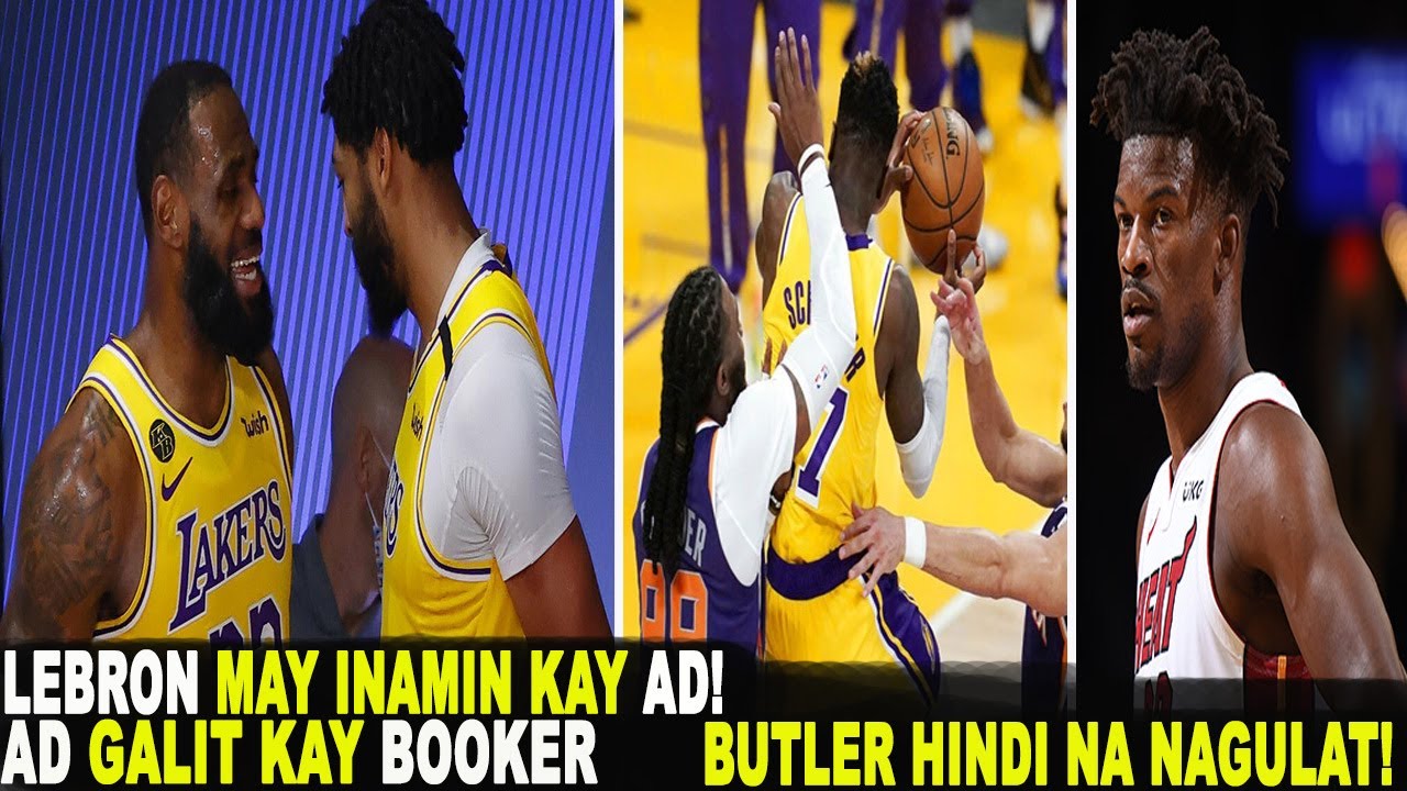 LEBRON JAMES may inamin kay AD! DAVIS galit kay booker sa ginawa kay ...