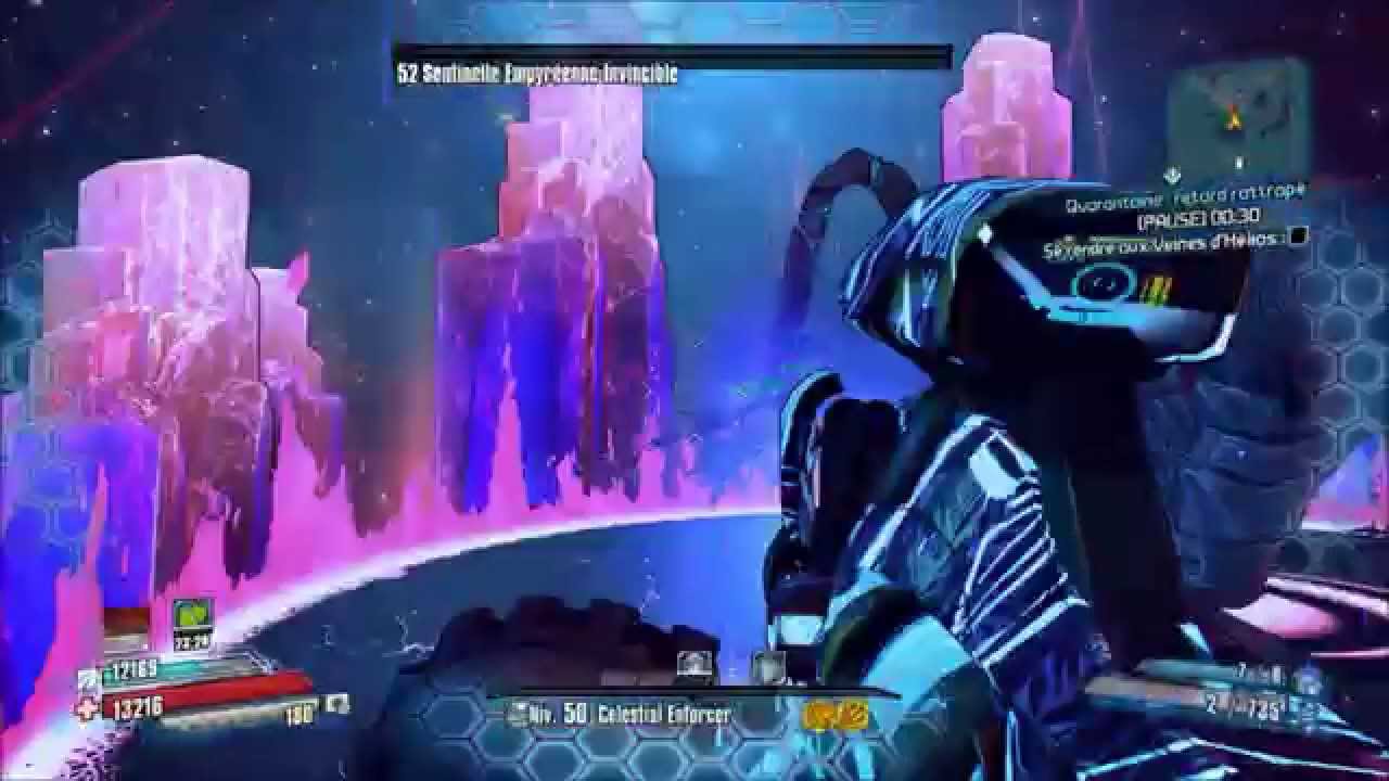 Borderlands The Pre-Sequel ! Raid Boss the invincible sentinel - YouTube