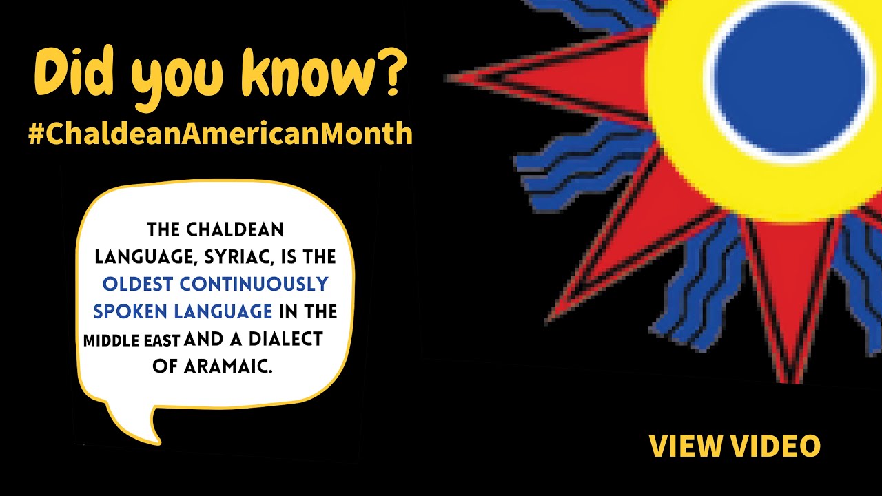CHALDEAN AMERICAN MONTH | Facts! #2: ARAMAIC Language! - YouTube