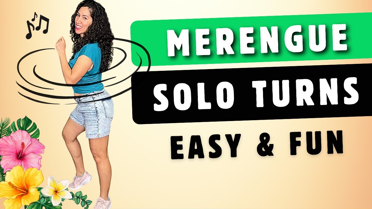 3 BASIC TURNS for Merengue | Step by Step for beginners - YouTube