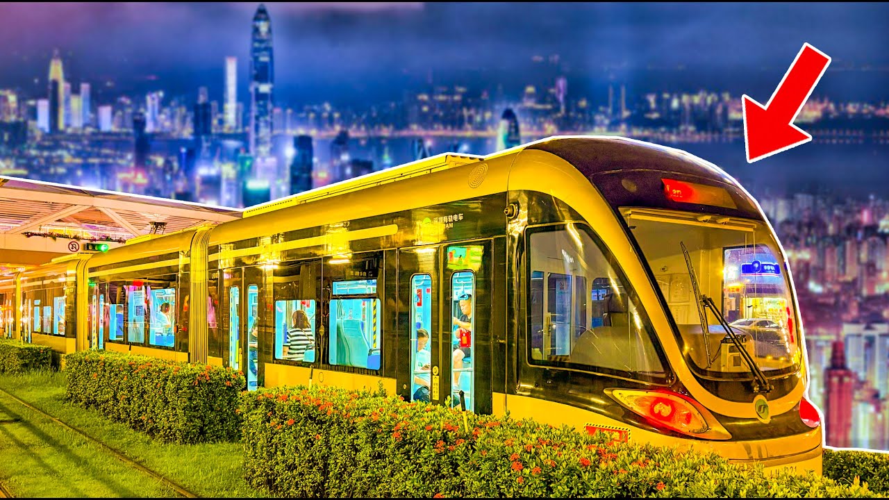 Travel to Shenzhen, China, and take a ride on Shenzhen's only light ...