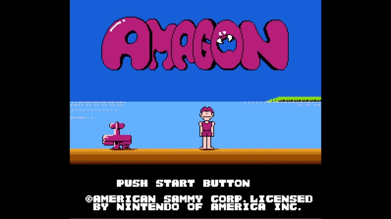 Amagon - Nintendo Entertainment System - Intro & Title Screen - YouTube