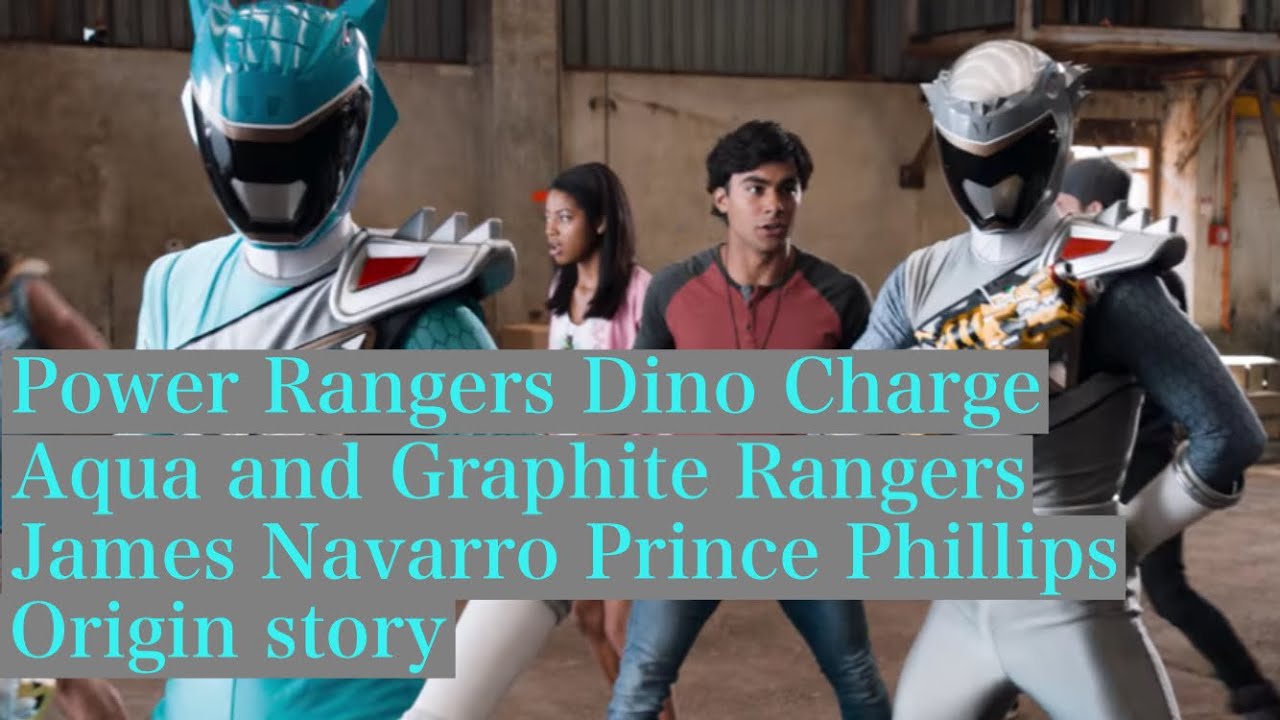 Power Rangers Dino charge Prince Phillip and Mr Navarro Aqua and ...