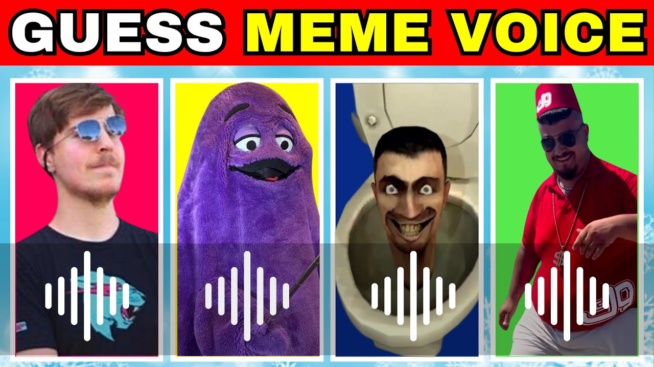 GUESS THE MEME VOICE QUIZ 🤣 | Best Memes Of 2023 Quiz - YouTube