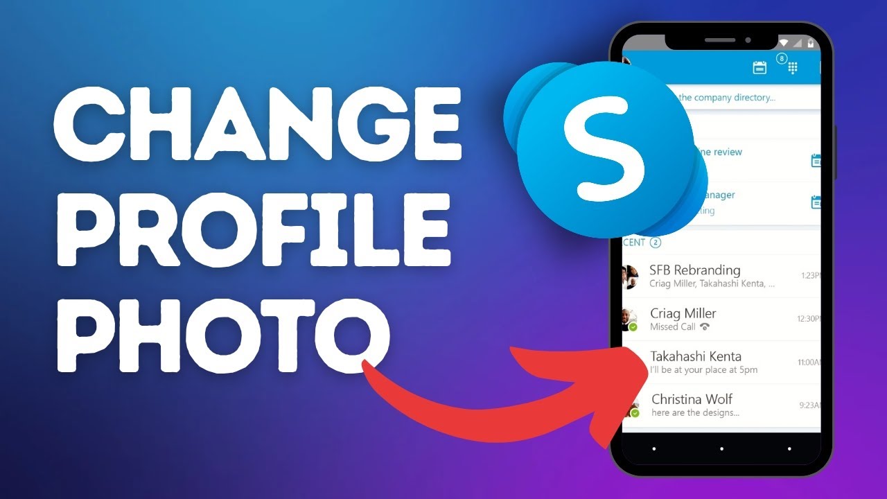 How to change profile photo on Skype? - YouTube