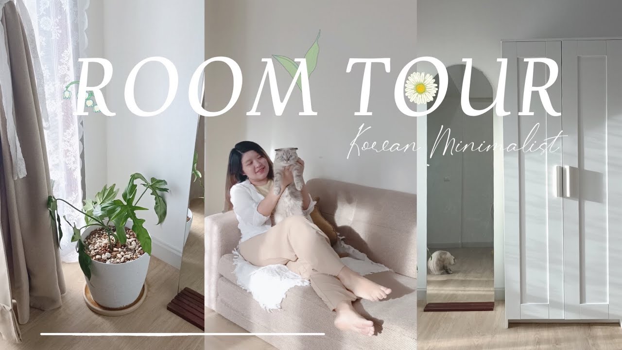 Minimalist Room Tour and Introducing my cat “Daisy” - YouTube