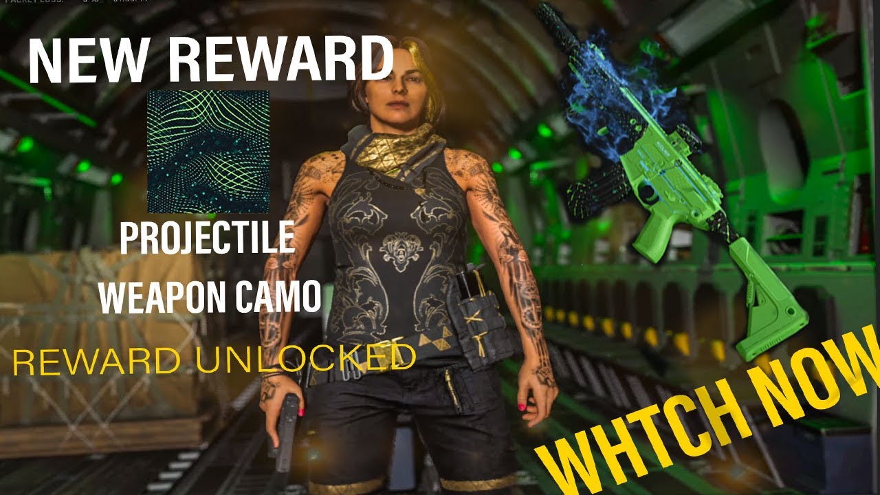 (RAID 4) UNLOCKED THE NEW PROJECTILE CAMO IN MW2!فتح لون نادر في مهمة ...