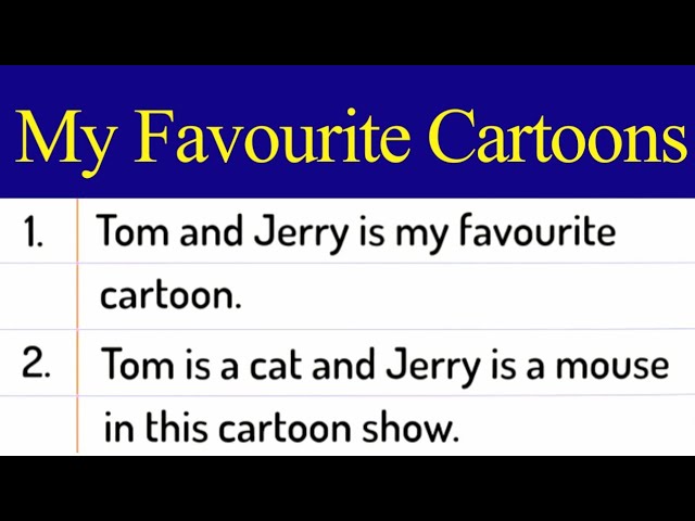 Short Cartoon Tom And Jerry Essay - Infoupdate.org