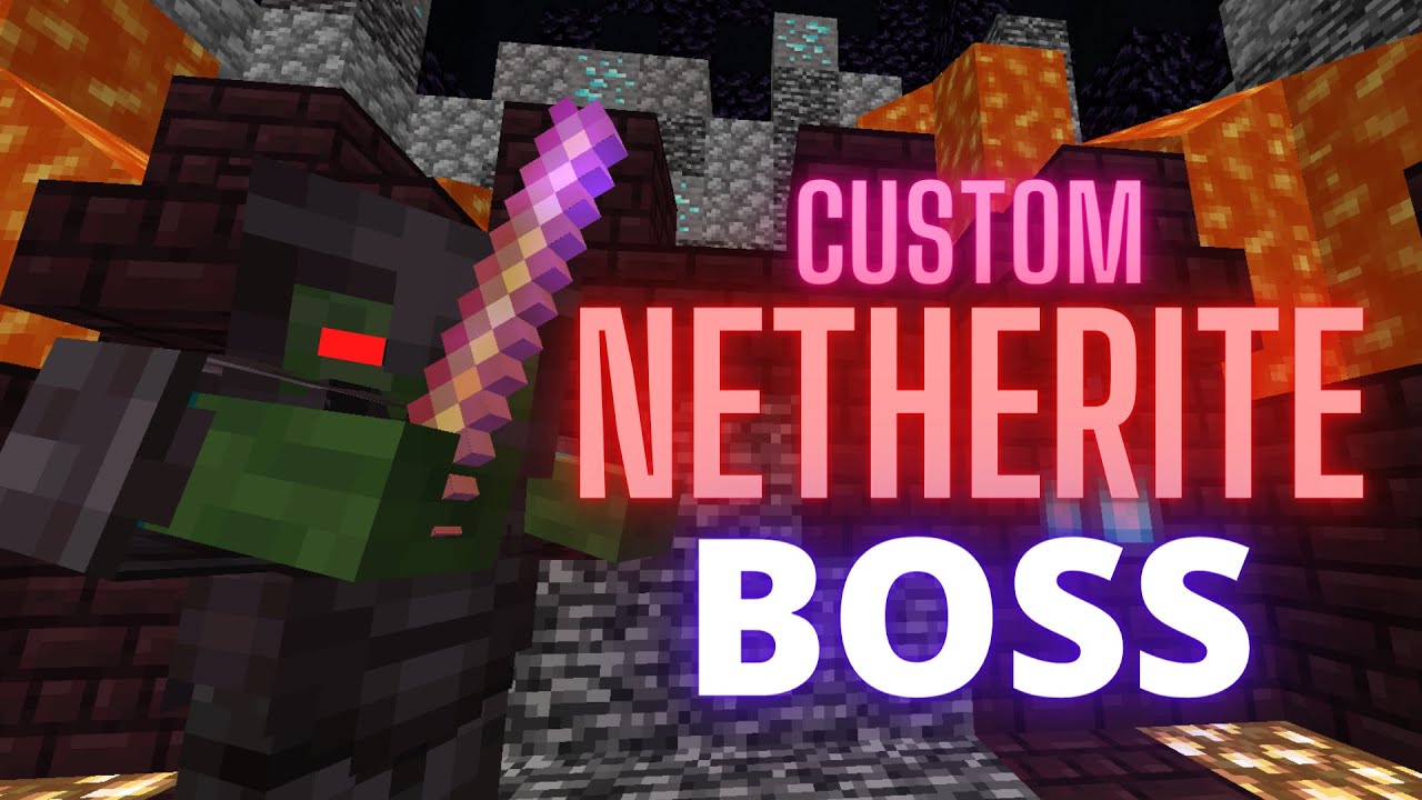 New: Netherite Boss in Minecraft 1.16.4! (Custom Datapack) - YouTube