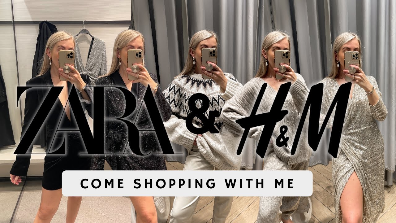 ZARA & H&M COME SHOPPING WITH ME| CYBER WEEK| 2021| Katie Peake - YouTube