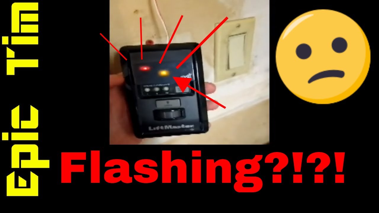 Liftmaster 8500 And Chamberlin MyQ Garage Door Opener Fixed Blinking